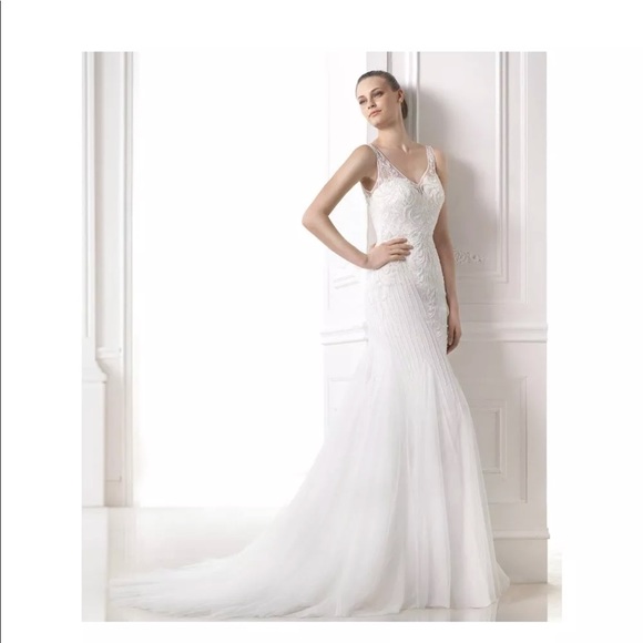 Pronovias | Dresses | Madril By Pronovias Wedding Dress | Poshmark